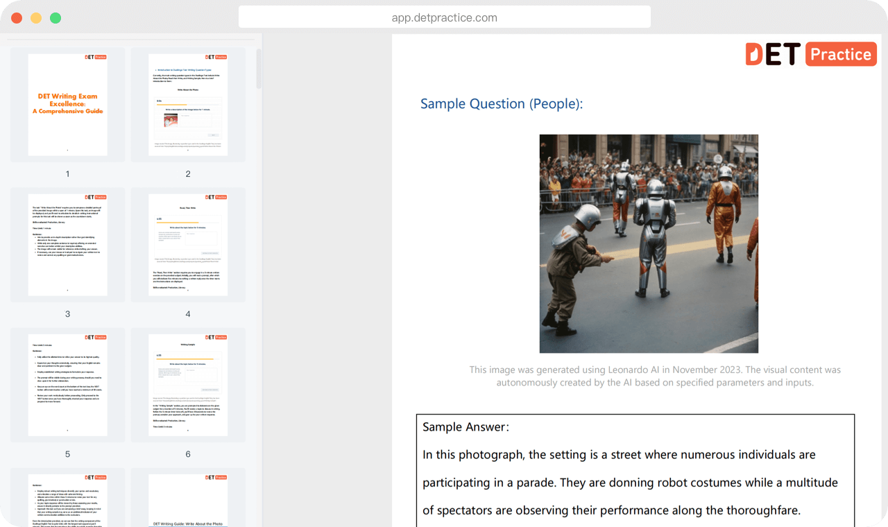 DET Practice - Ace the Duolingo English Test